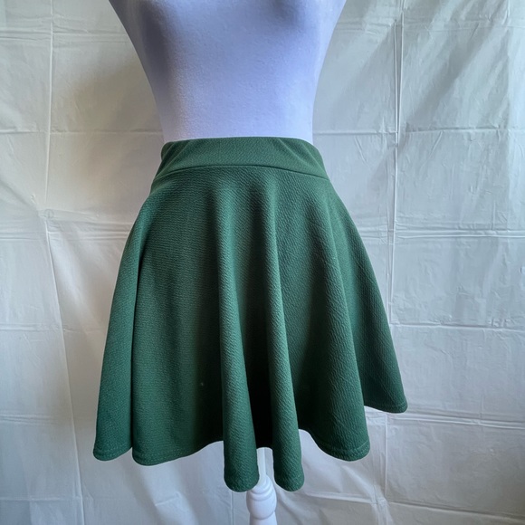 Skirts | Dark Green Mini Skirt | Poshmark